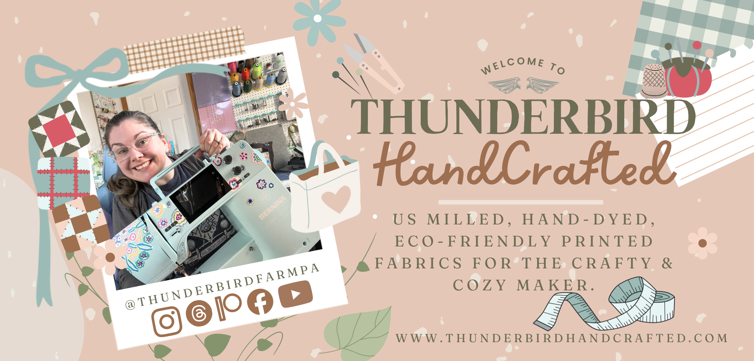 THUNDERBIRD HANDCRAFTED FABRICS – The Thunderbird Farm HandCrafted